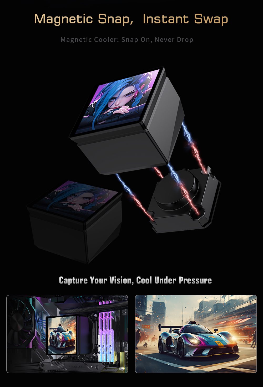 DP-01 RGB AIO Liquid Cooler - LOVINGCOOL